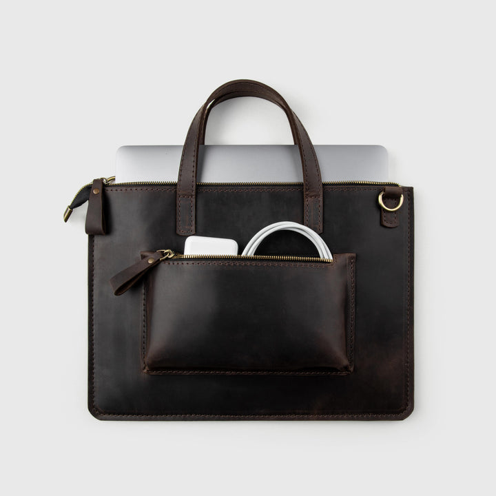 Laptop Bag For MacBook, Leather Case For MacBook | Leather Purse Backpack